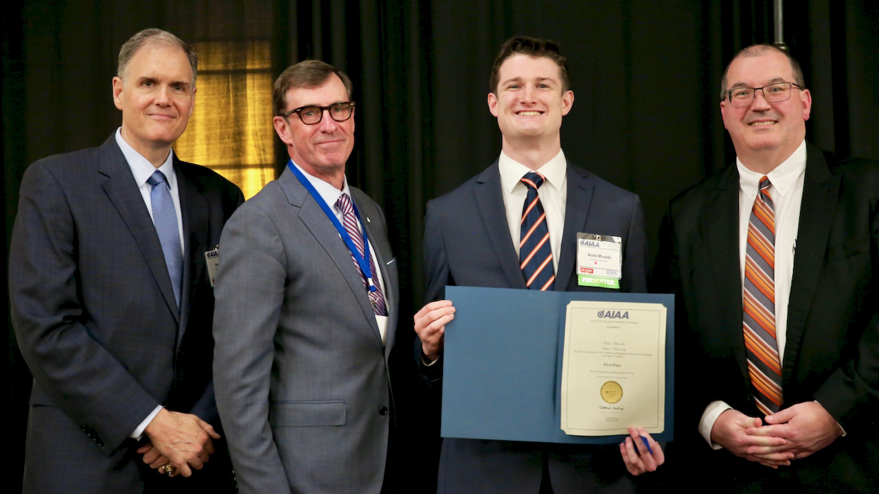 Aerospace engineering students earn top honors at AIAA regional student ...
